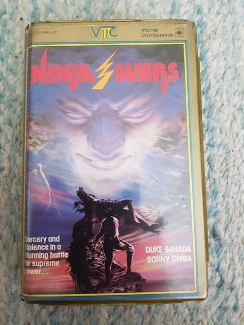NINJA WARS 1982 Pre Cert VHS Horror £25.00 - PicClick UK