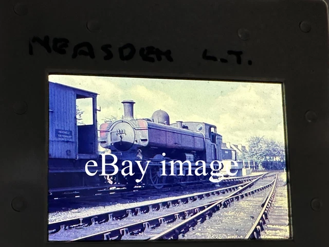ORIGINAL 35MM RAILWAY Slide Neasden LT Shed ex-GWR Pannier Tank ...
