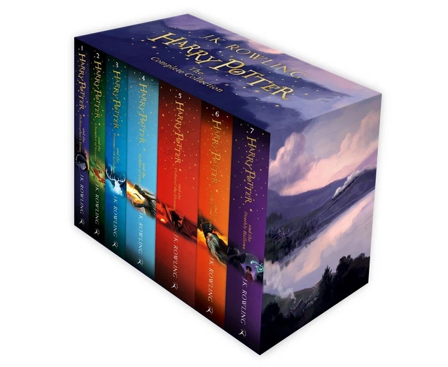 COLLECTION LIVRE SAGA Harry Potter Edition en Anglais J.K. Rowling ...
