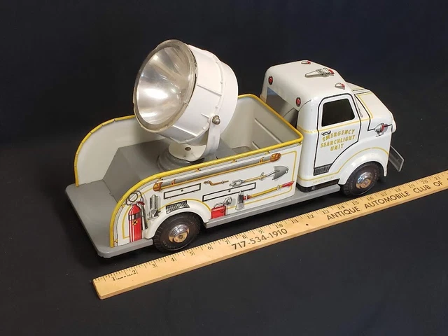 1950'S MARX - Emergency Searchlight Unit - ORIGINAL - Pressed Steel Toy ...