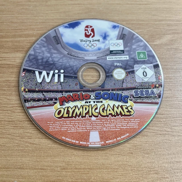 MARIO AND SONIC at The London 2012 Olympic Games Nintendo Wii PAL [DISC ...