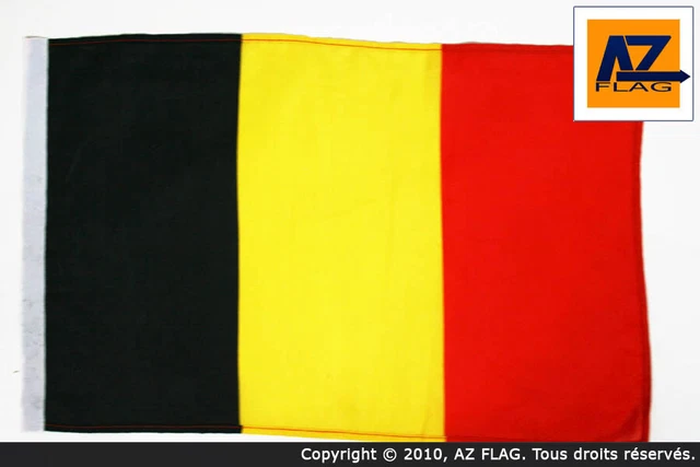 DRAPEAU BELGIQUE 45X30CM - DRAPEAU BELGE 30 x 45 cm avec fourreau ...