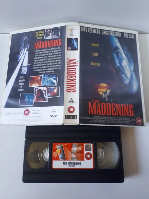 THE MADDENING BURT reynolds BIG BOX EX RENTAL VHS video cassette UK ...