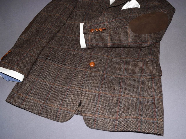 KLASSIKER ORIGINAL MARIO Barutti Harris Tweed Sakko Jacket Jacke Blazer ...