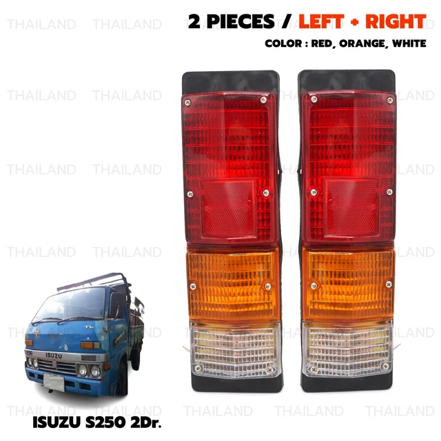 PAIR REAR TAIL Lamp Lights For Isuzu ELF S250 Heavy Truck 1976 - 1983 £ ...