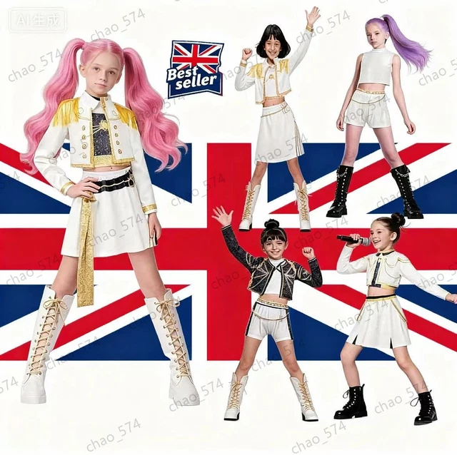 UK KIDS K-POP Demon Hunters Zoey Rumi Mira Costume Fancy Dress Cosplay Book Week £16.58 ...