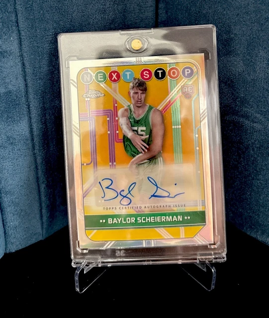 2024-25 TOPPS CHROME Baylor Scheierman #NSS-BS Rookie Next Stop ...