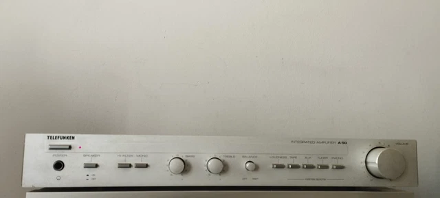 AMPLI TELEFUNKEN A 50 , integrated amplifier EUR 40,00 - PicClick FR