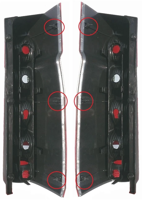 10X RÜCKLEUCHTEN CLIPS für Mercedes-Benz Sprinter VW Crafter ...