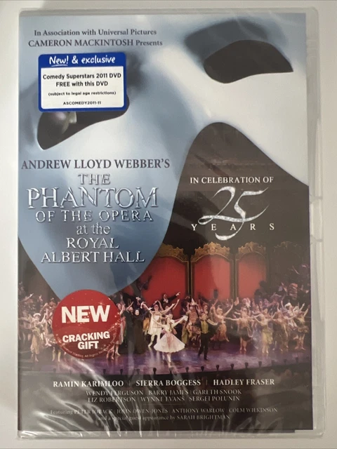 THE PHANTOM OF the Opera At The Albert Hall (DVD, 2011) New/Sealed £4. ...