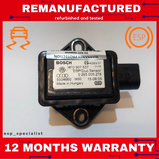 AUDI A4 B7, Audi A6 C6, ESP Yaw Rate Sensor 4F0907637 £999.00 - PicClick UK