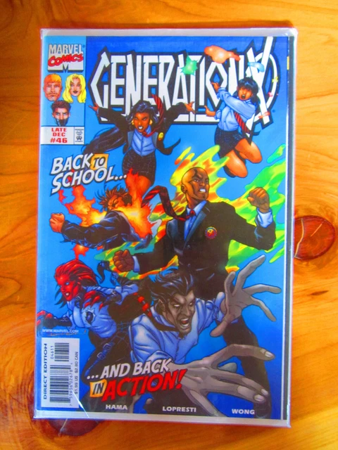 COMIC BOOK GENERATION X Marvel Vol. 1 No. 46 December 1998 Great ...