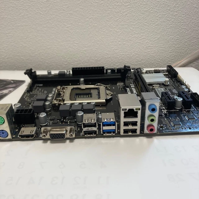 BIOSTAR H310MHP 3.0 Micro ATX Motherboard Intel Socket LGA1151 DDR4 ...