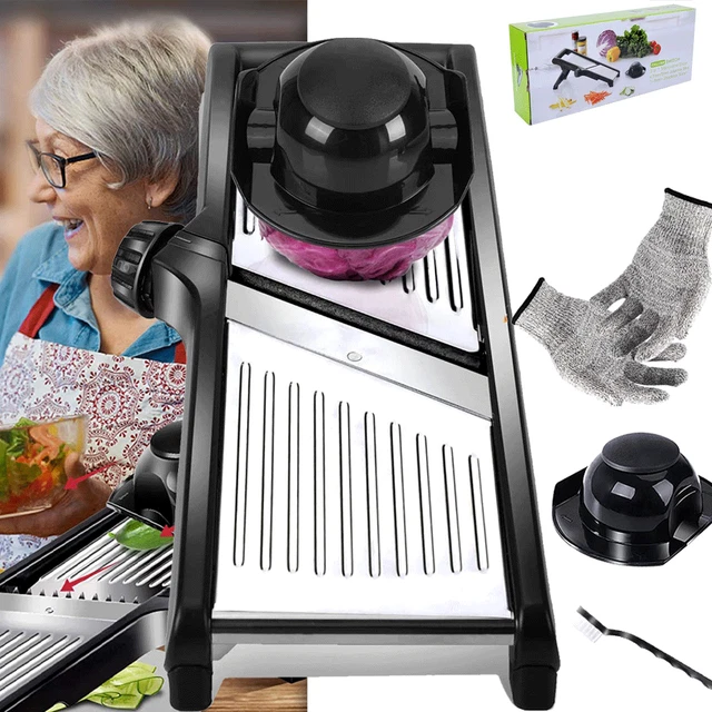 PROFESSIONAL MANDOLIN SLICER Vegetable Cutter Food Fruit Chopper Gretar ...