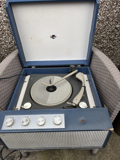 MARCONIPHONE PORTABLE RECORD Player Model 4006 with Monarch turntable ...