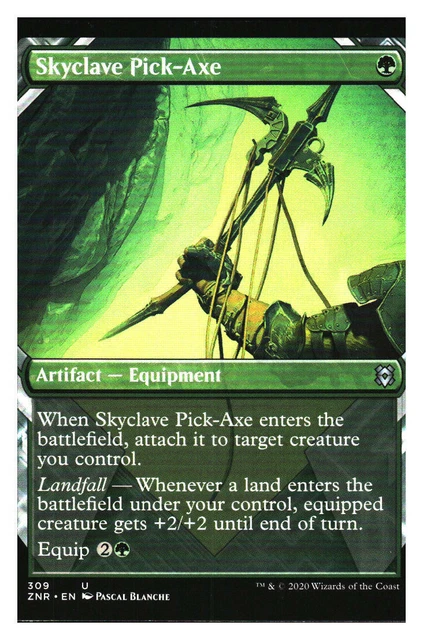 SKYCLAVE PICK-AXE (VITRINE) Zendikar Rising MTG - comme neuf + EUR 1,27 ...