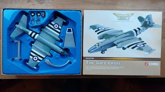 CORGI 1:72 SCALE Aa34701 English Electric Canberra 'Suez Crisis ...