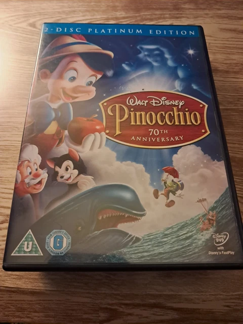 PINOCCHIO (2 DISC Walt Disney Dvd) Classic Animation £1.39 - PicClick UK