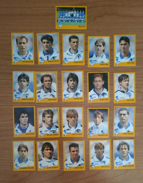 ALBUM FIGURINE MERLIN Azzurri Con Ip Squadra Completa Italia 1994 No Panini EUR 2,99 - PicClick IT