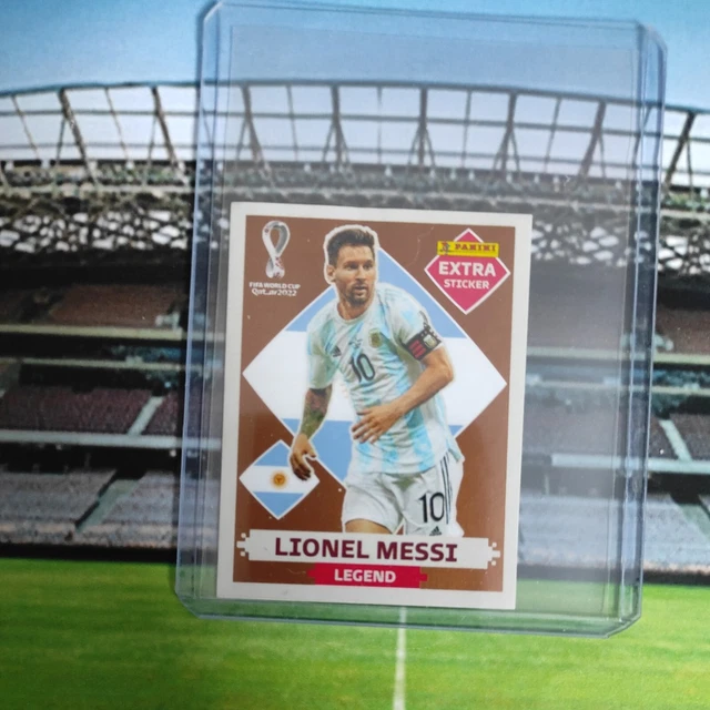 PANINI QATAR 2022 EXTRA STICKER Lionel Messi Bronze World cup Qatar top ...