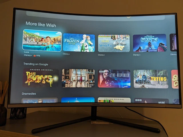 SAMSUNG U32R590 32INCH Curved UHD 4K Monitor 3840X2160 HDMI, Dport ...