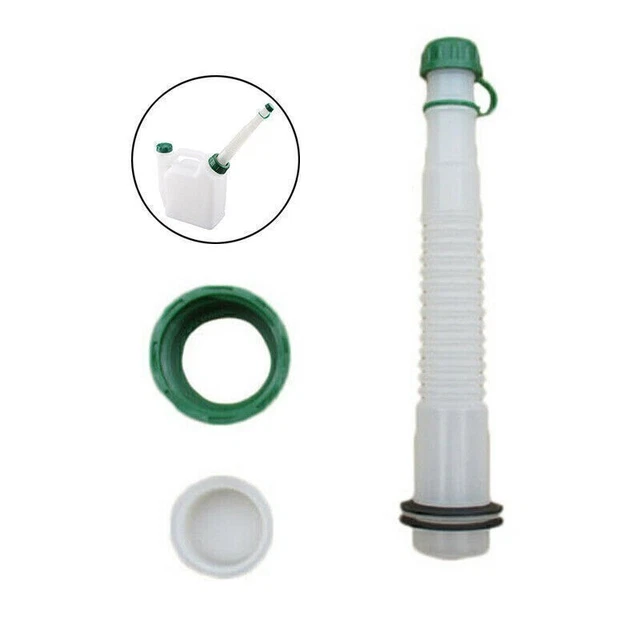 FLEXIBLE CAR FUEL Jerry Can Spout Part Replacement Stopper Vent Cap ...