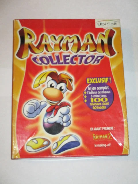 RAYMAN COLLECTOR JEU PC CD-ROM BIG BOX UBI SOFT COMPLET Vintage Retro ...