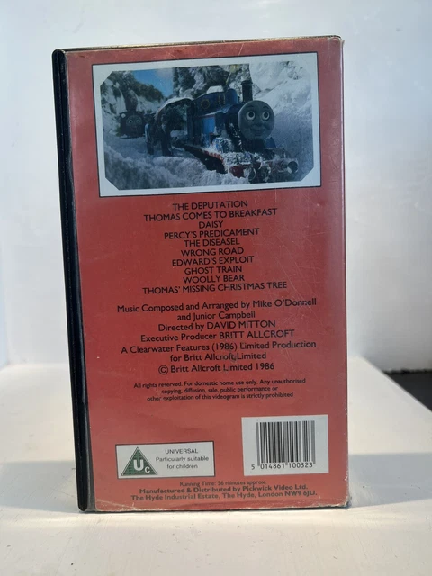 THOMAS THE TANK Engine And Friends - Vhs Video - The Deputation ...