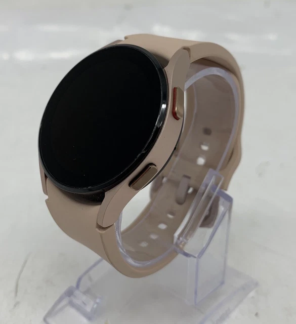SAMSUNG GALAXY WATCH 4 40mm LTE GPS Pink Gold SM-R860 With/ Cabling For Power £54.95 - PicClick UK