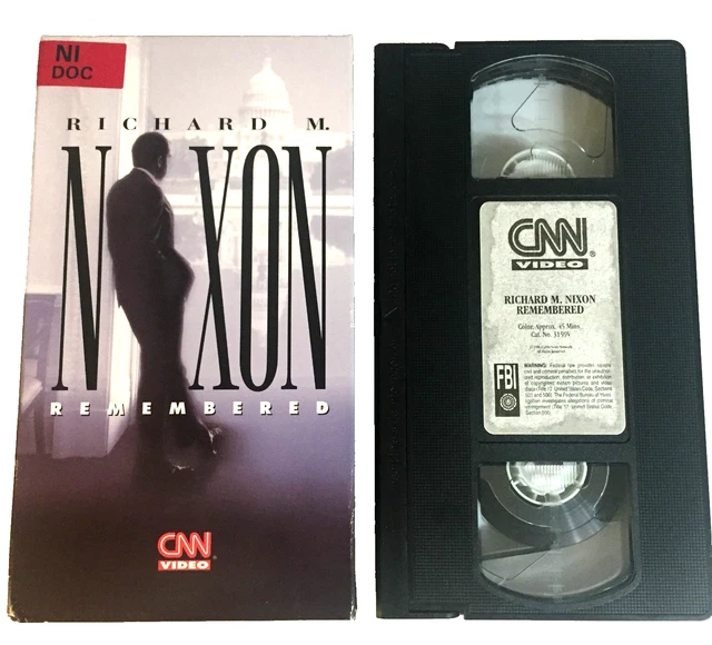 RICHARD M. NIXON Remembered VHS Tape Ships Same Day With Tracking $9.45 ...