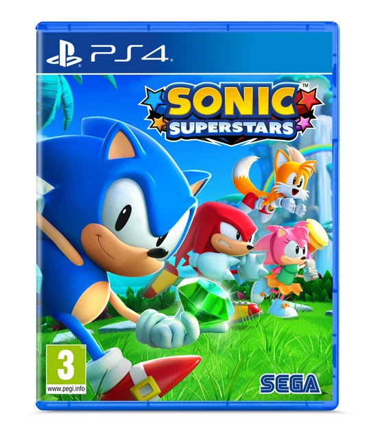 SEGA SONIC SUPERSTARS (Playstation 4) Includes Comic Style Character ...