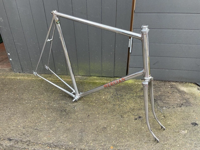 VINTAGE CHROME MERCIAN Superlight Bicycle Frame Project Road Racing 531 ...