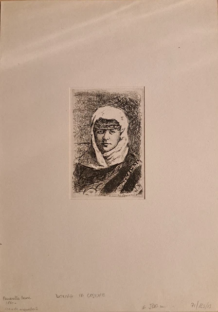 CESARE PASCARELLA, ACQUAFORTE Su Carta, 1886, Stampa 12x8Cm. EUR 300,00 ...