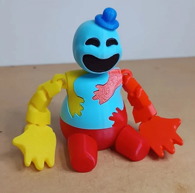 DOEY THE DOUGHMAN - Poppy Playtime Chapter 4 Inspired 3D Printed Flexi ...