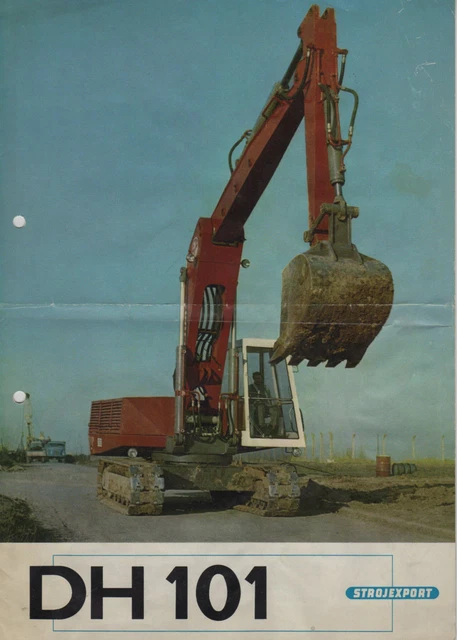 UNEX DH-101 BAGGER Prospekt 1970 Excavator Brochure CSSR EUR 10,09 ...