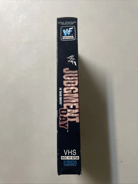 WWF JUDGMENT DAY In Your House VHS 1998 RETRO PRO WRESTLING SPORTS WWE ...