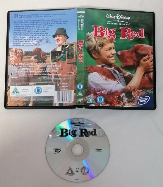 DVD - WALT Disney Big Red DVD 2004 Walter Pidgeon Tokar (DIR) Cert U ...