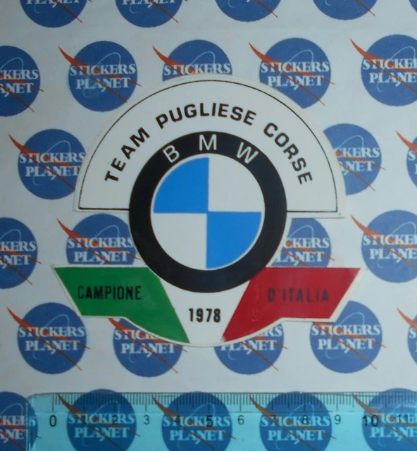 ADESIVO STICKER VINTAGE Autocollant Auto Moto Tuning Bmw Campione D ...