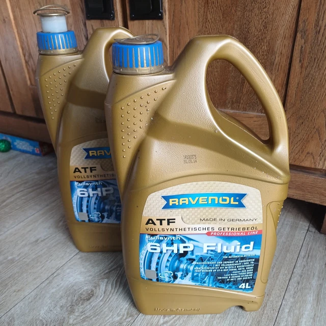 RAVENOL ATF 6HP Fully Synthetic Automatic Transmission Fluid 4L £52.68 ...