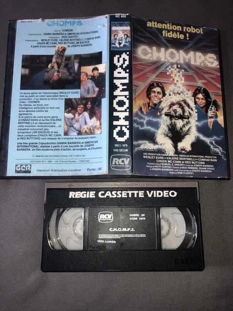 RARE 1986 VHS Video Cassette K7 CHOMPS RCV Orion Comedy Comedy Don ...