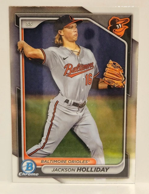2024 BOWMAN CHROME Prospects #BCP-47 Jackson Holliday Baltimore Orioles ...