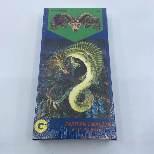 GRENADIER MODELS SHADOWRUN Metal Figure Set Eastern Dragon 9703 New No ...