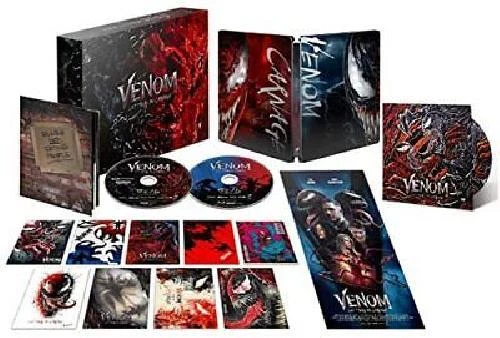VENOM LET THERE Be Carnage Japan Limited Premium Steel Book 4K ULTRA HD ...