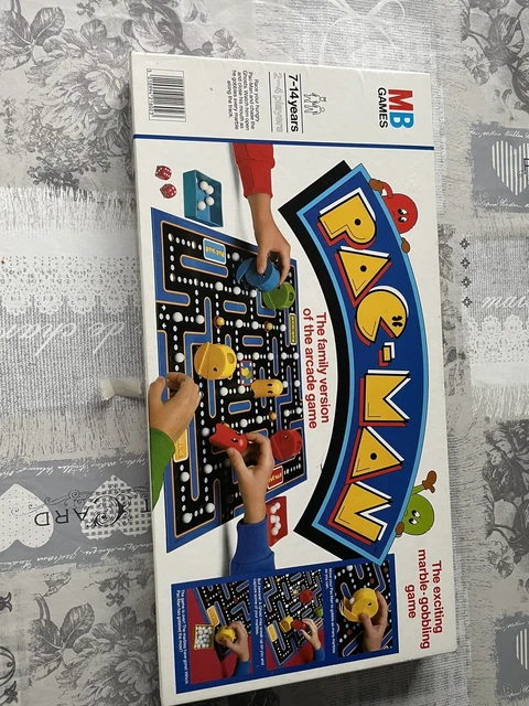 VINTAGE PAC MAN Board Game MB Games 1982 Retro Arcade Family Complete ...