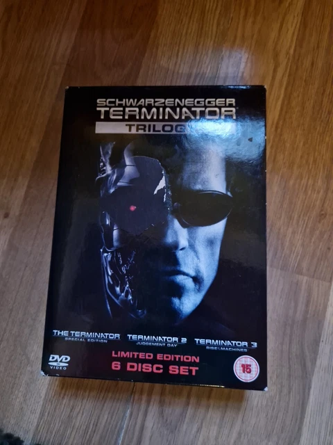 TERMINATOR TRILOGY 6 Disc Set Dvd £10.00 - PicClick UK