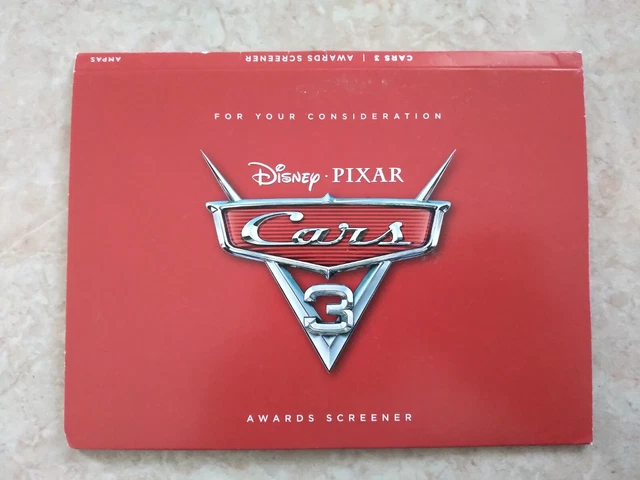 DISNEY PIXAR CARS 3 FYC Awards Screener DVD (2017 - Pre-recorded ...