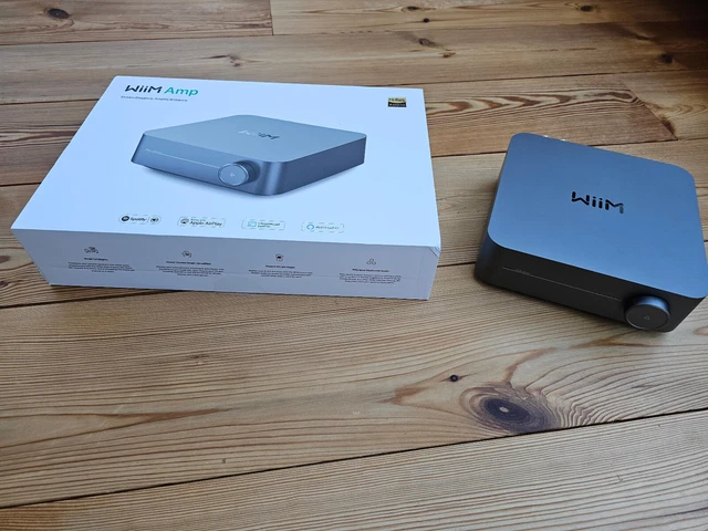 WIIM AMP STREAMING Vollverstärker BT 5.0 HDMI ARC 2x120W max. - neuwertig EUR 262,00 - PicClick DE