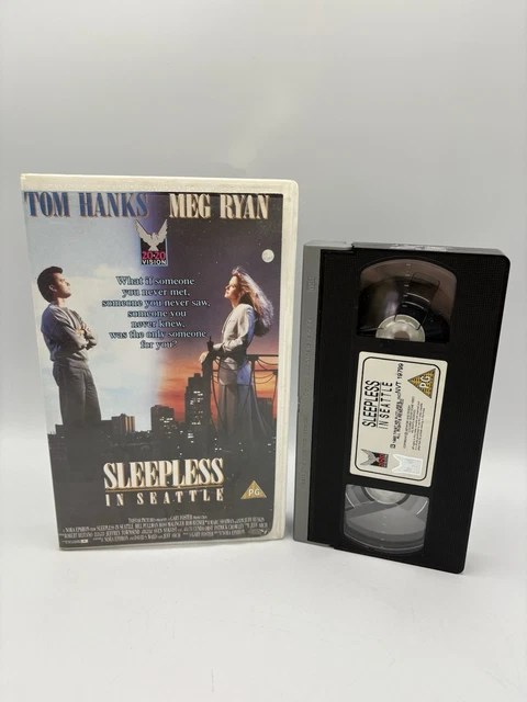 SLEEPLESS IN SEATTLE - Big Box Ex Rental (1994, PG) PAL VHS Video Tape ...