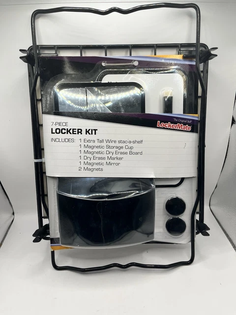 LOCKERMATE, THE ORIGINAL Stuff 7 Piece, LockerMate, Tall Wire, Locker ...