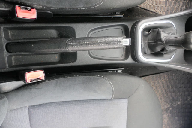 VW POLO 6R 6C Handbrake Frein à Main Levier de en Cuir Noir EUR 79,25 ...